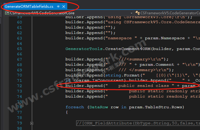 未找到类型“CSFrameworkV5.Models.dt_XXXXXX”上的构造函数|C/S框架网